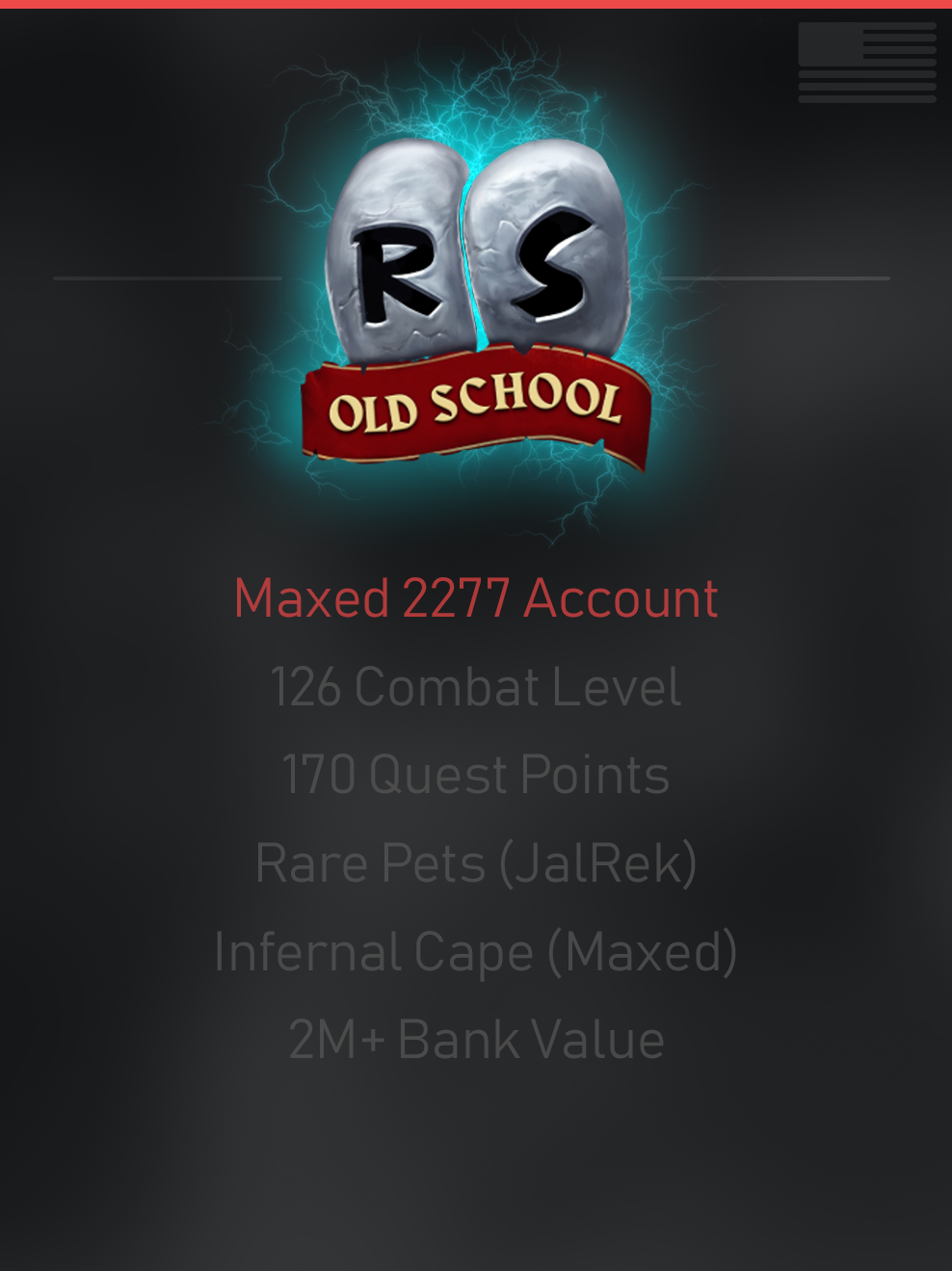 Buy OSRS Accounts | OSRS Accounts For Sale - ACCOUNTSHARK