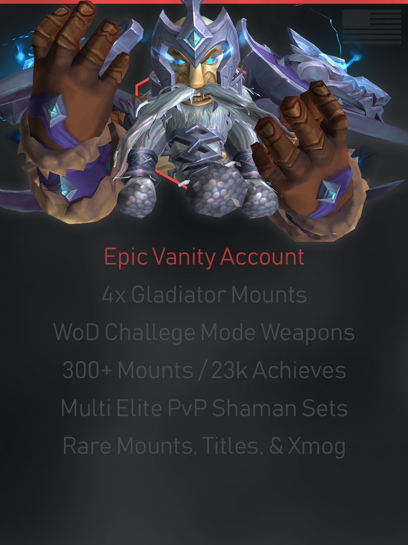 Buy WoW Accounts | World of Warcraft Accounts For Sale - ACCOUNTSHARK