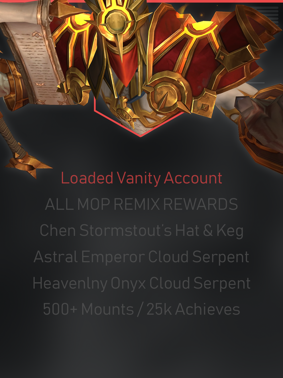 Buy WoW Accounts | World of Warcraft Accounts For Sale - ACCOUNTSHARK